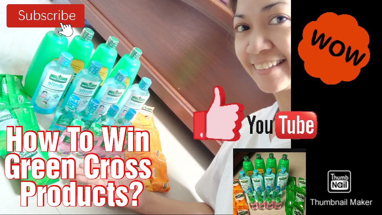 HOW TO WIN A GREEN CROSS PRODUCTS? | Like and Follow | # ...