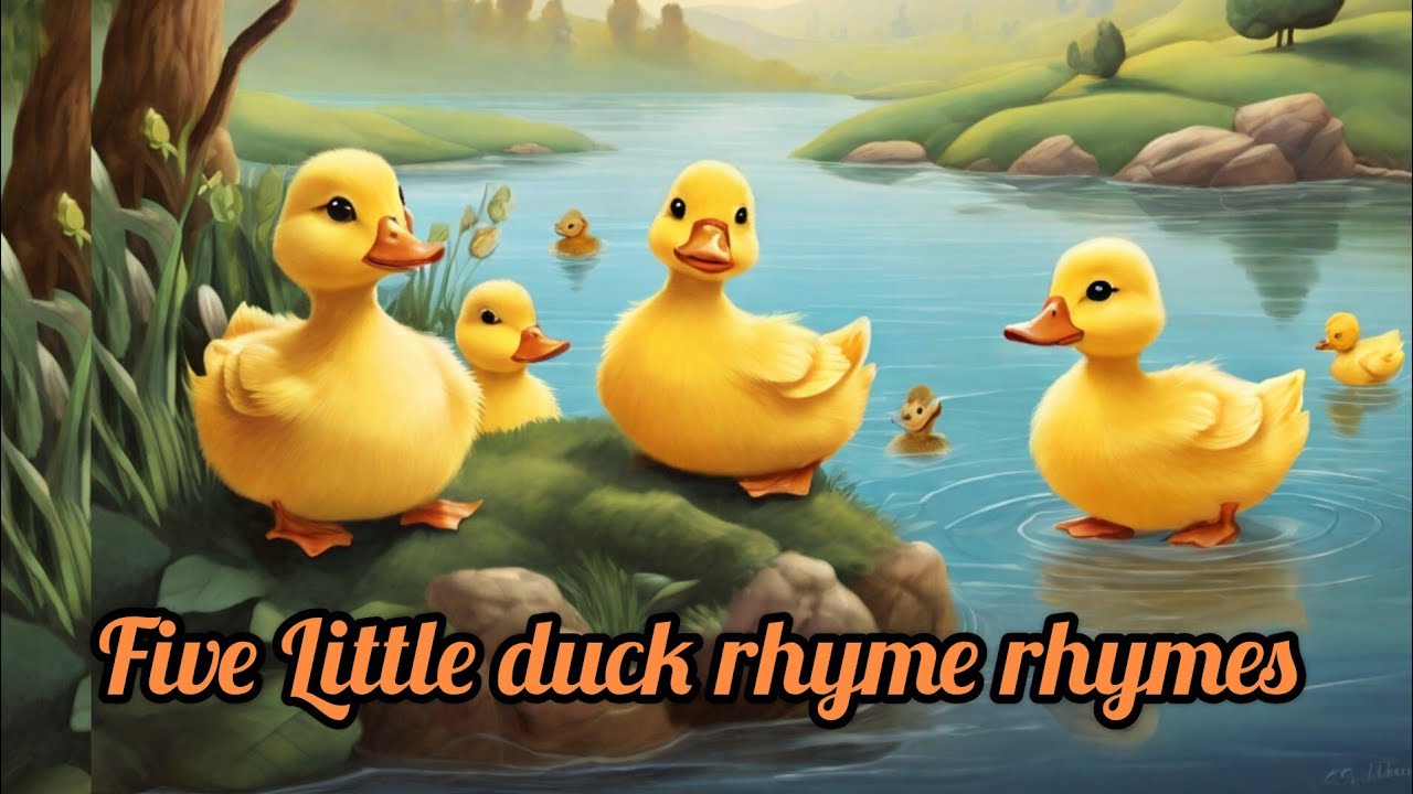 five little duck rhyme |rhymes |kids rhymes |nusary rhymes |babies ...