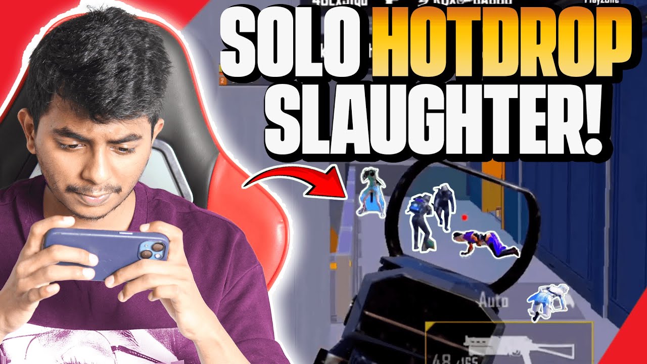 JENX: THE HOTDROP HUNTER! Solo Aggression Gameplay with Unmatched Skill | BGMI - YouTube