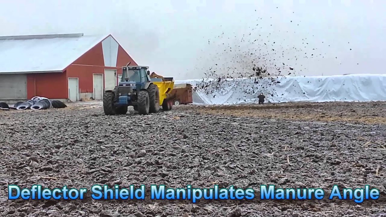 LEO Agriculture 2026 Slinging Manure Spreader (Pen Pack Material) - YouTube