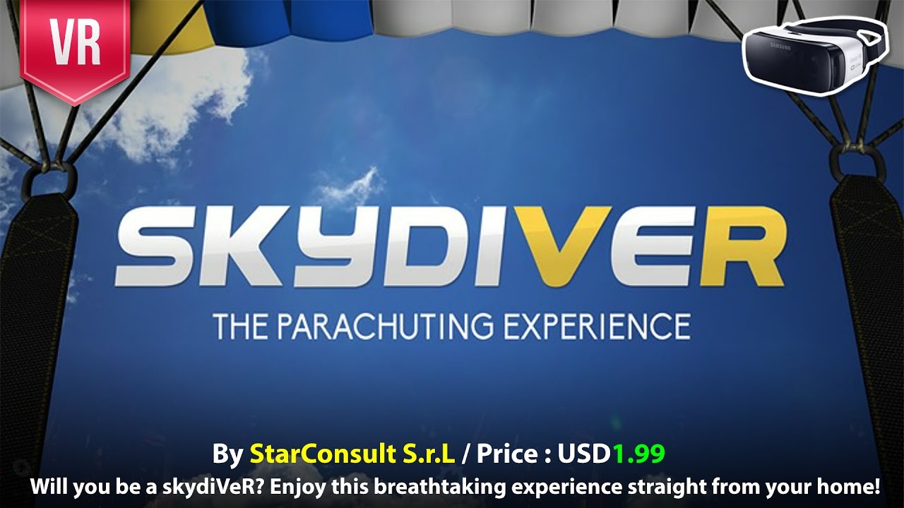 SkydiVeR Gear VR Enjoy this breathtaking 3D Sky Diving VR 3D experience ...