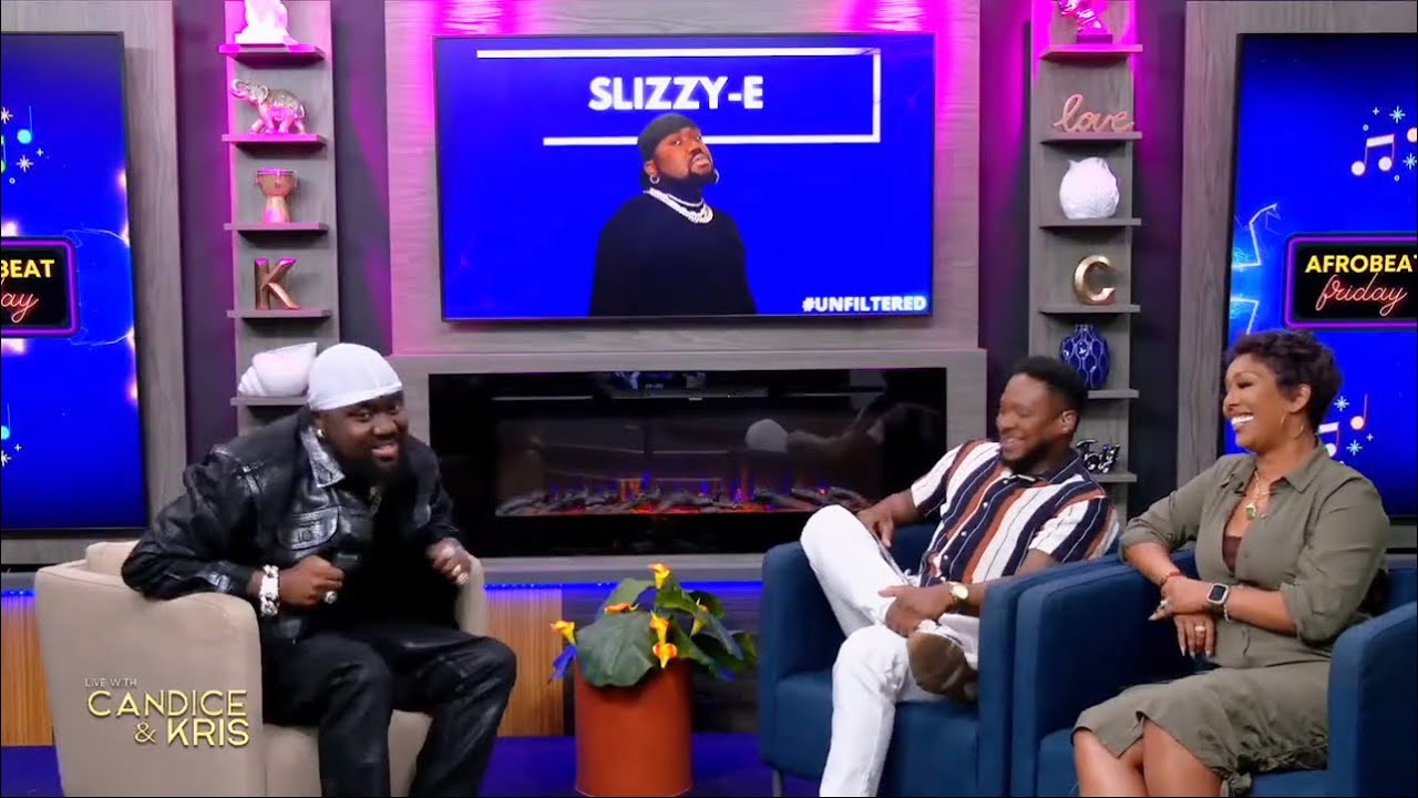Slizzy E Live with Candice and Kris: Talks NewMusic, @AFROTV - YouTube