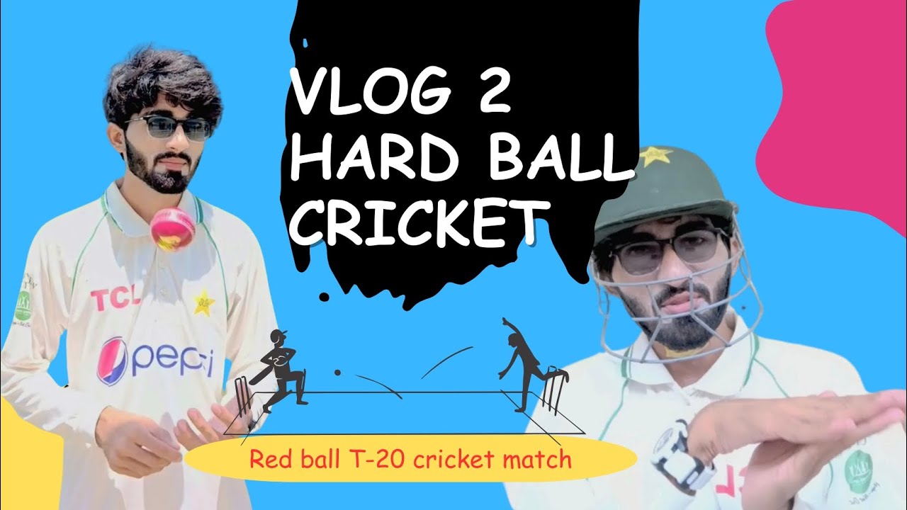 Vlogging the Epic Match! | Hard ball cricket | Red ball T20 cricket Match - YouTube