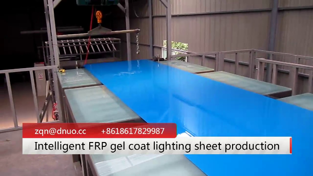 intelligent FRP gel coat - YouTube