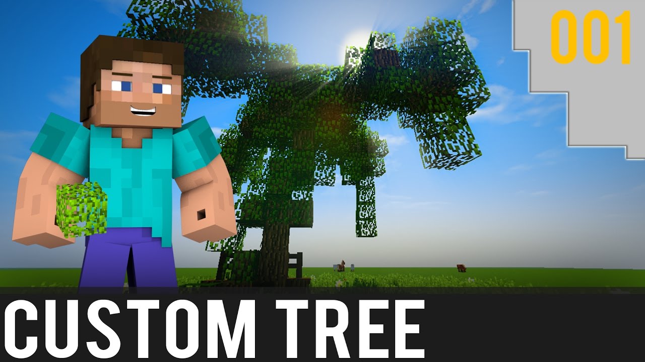 Minecraft Baum bauen - So kannst du schöner bauen - Minecraft Let's ...