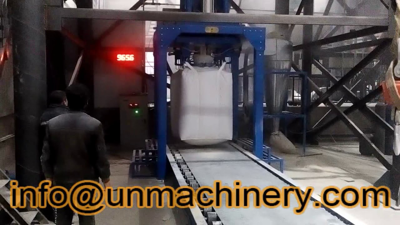 Jumbo bag packing machine/ big bag filling station - YouTube