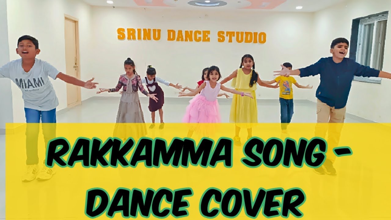 Rakkamma Song - Dance Cover || Kids || Srinu Dance Studio || #rakkamma ...