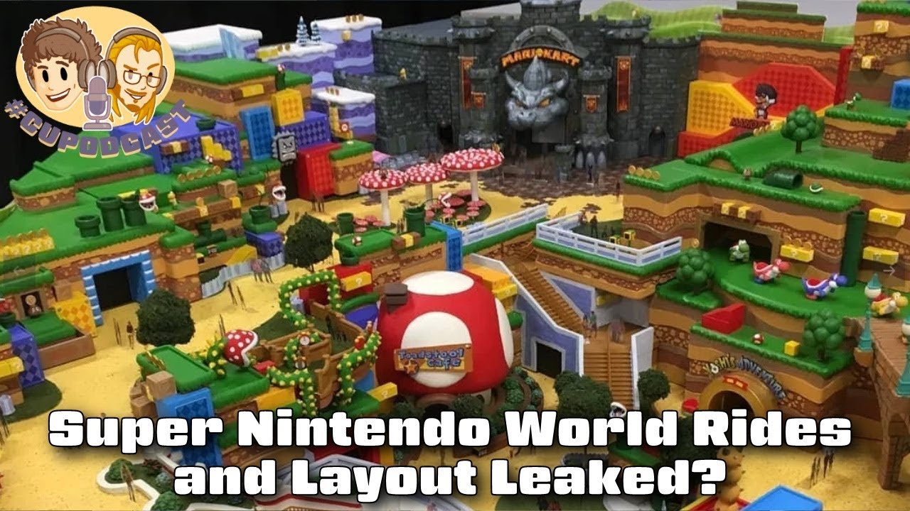 Super Nintendo World Theme Park Layout & Rides Leaked? - YouTube