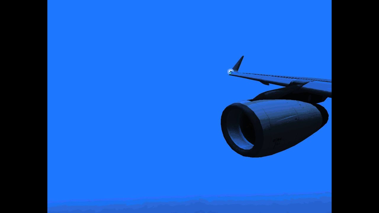 Infinite Flight A321 Wing View Landing - YouTube