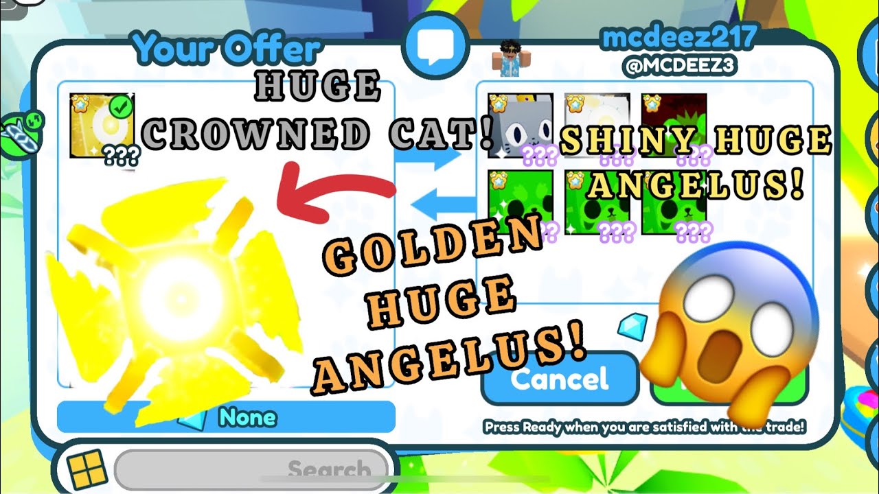 TRADING MY SUPER RARE 1/12 GOLDEN HUGE ANGELUS FOR INSANE OFFERS IN PET ...