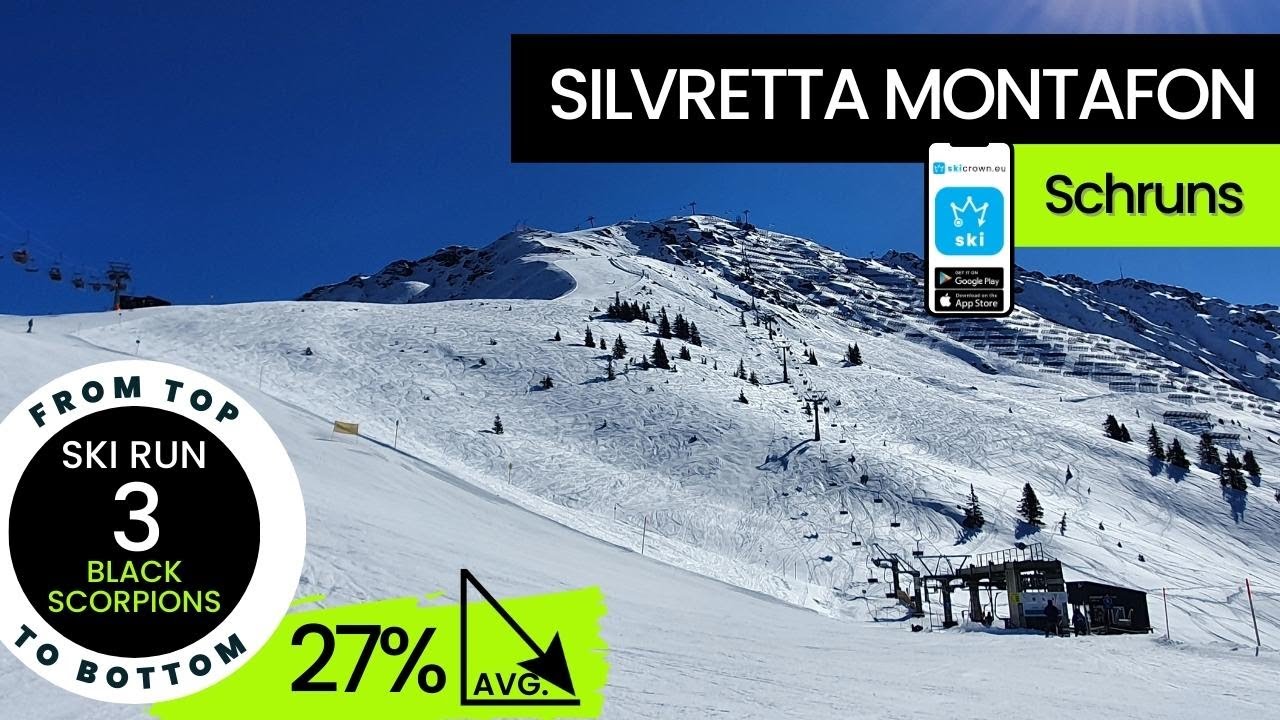 Silvretta Montafon / #5 of TOP 10 black ski runs in Austria - 3 Black ...
