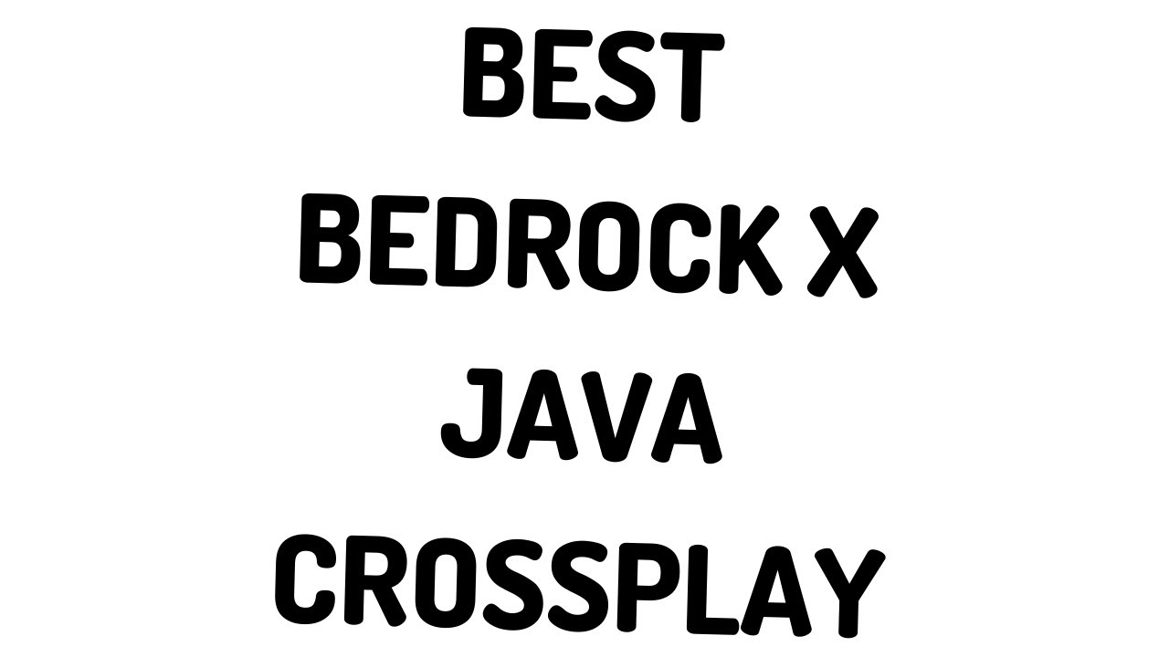 BEST BEDROCK X JAVA CROSSPLAY SERVER!! - YouTube