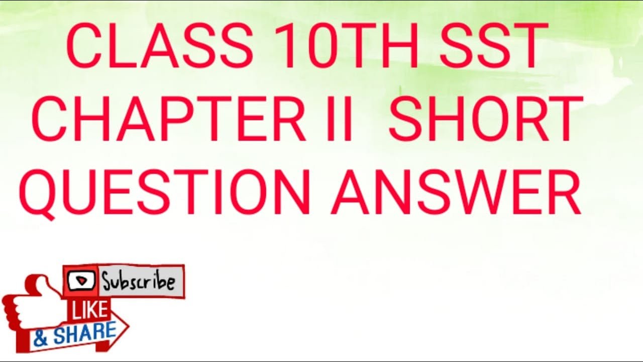 Class 10th SST Chapter 2 Short Question Answer YouTube class-10th-sst-chapter-2-short-question-answer-youtube