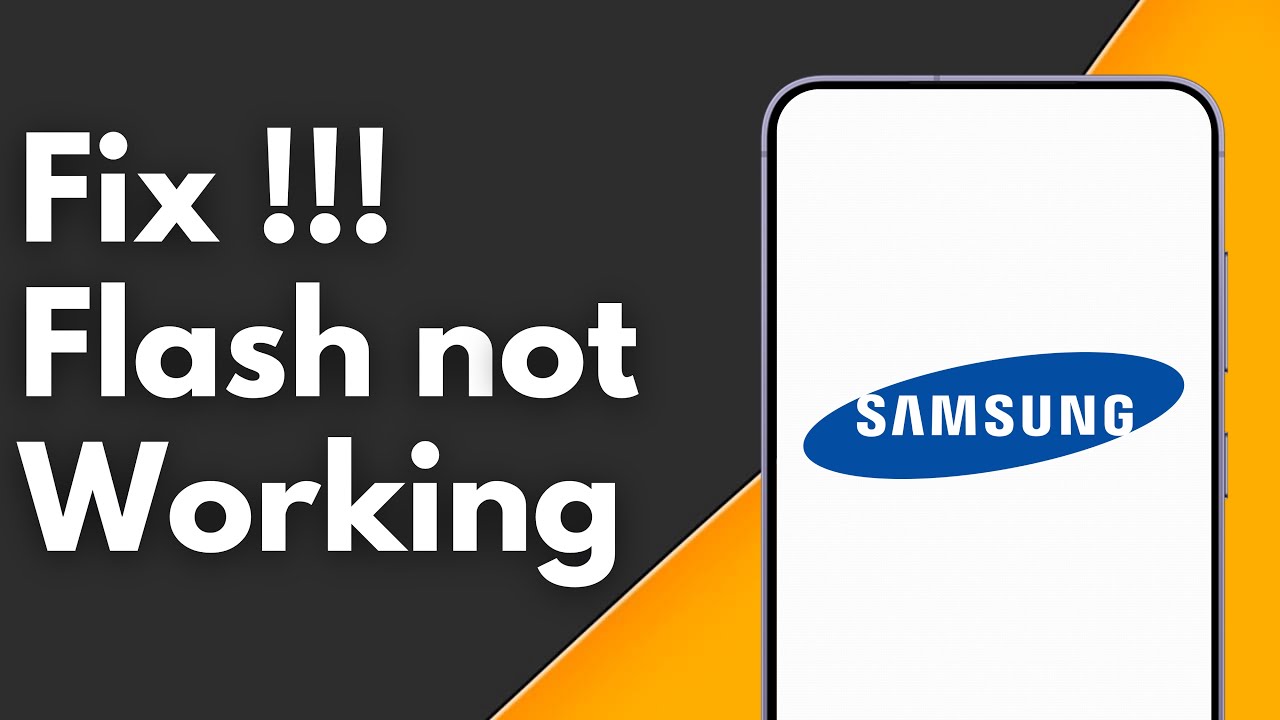 How to Fix Flash not Working on Samsung - YouTube