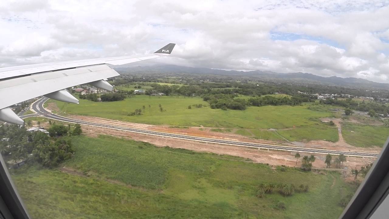 Fiji Airways FJ360 A330-200 Landing into Nadi Intl Airport Rwy 02 - YouTube
