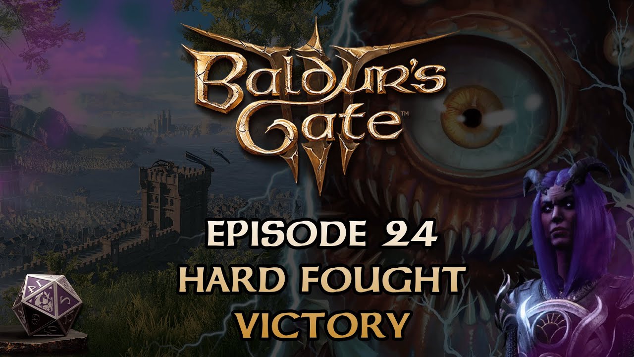 A Hard Fought Victory - Baldur's Gate 3 - VOD 24 - YouTube