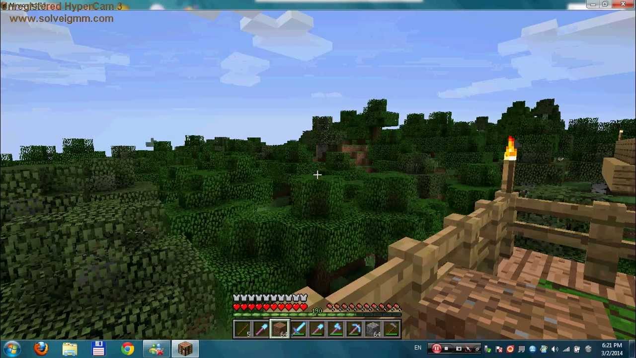 Moja kuca i dvoriste u minecraftu. - YouTube