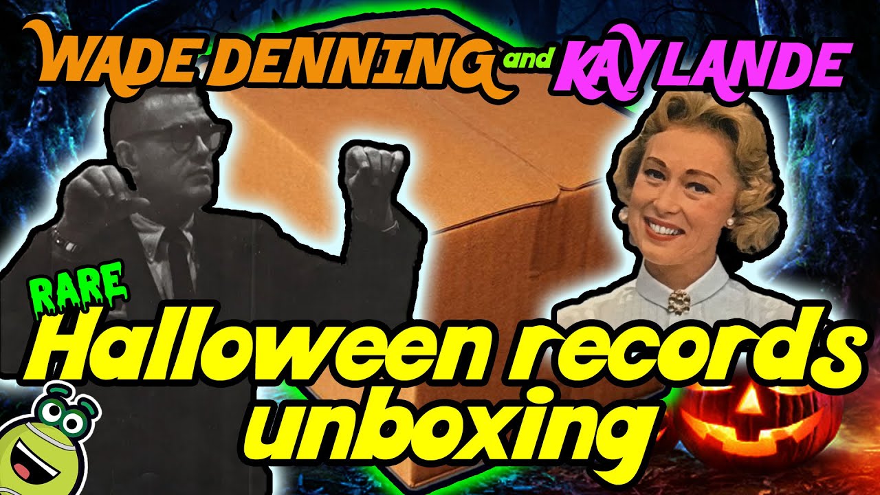 Unboxing RARE 1960s Halloween Records by Wade Denning & Kay Lande - YouTube