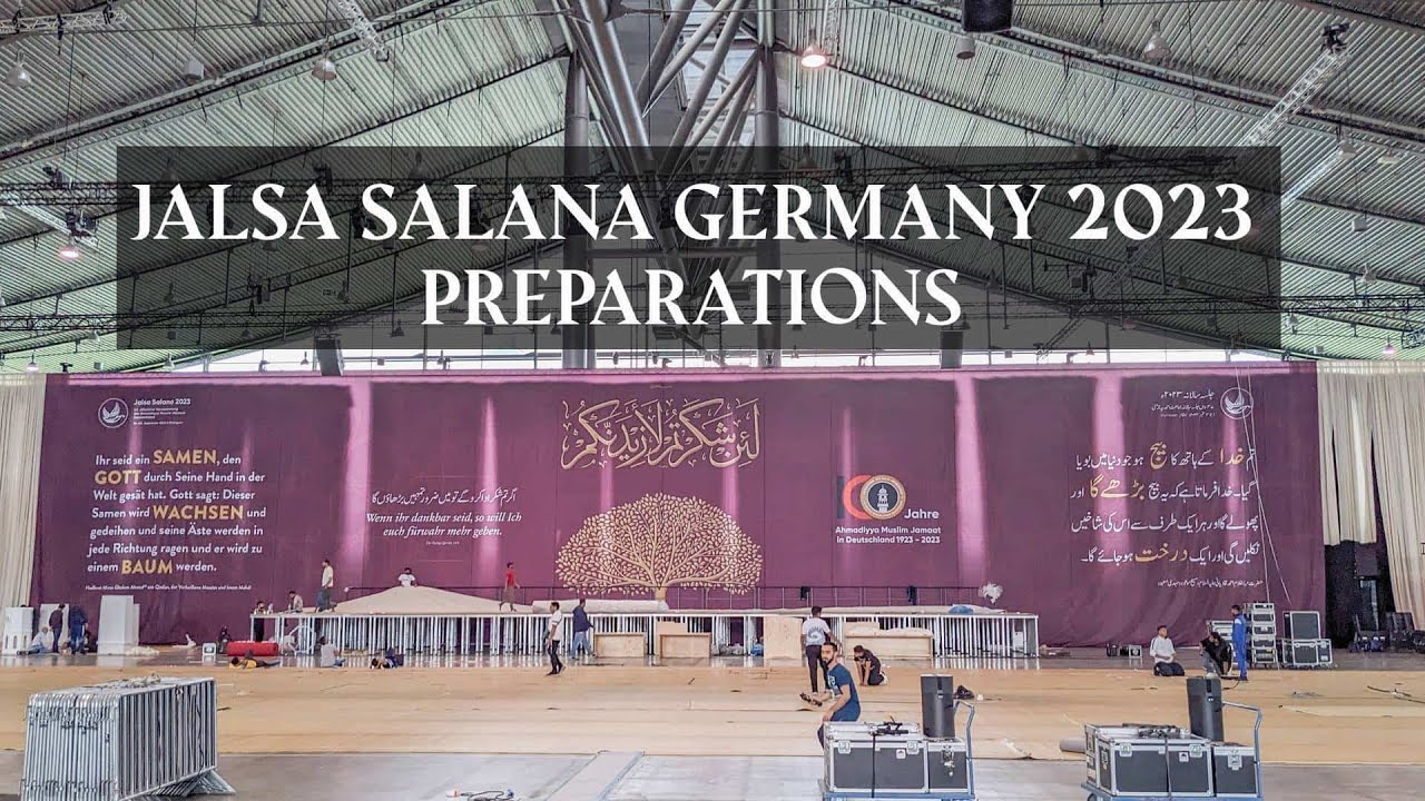 Jalsa Salana Germany Preparation 2023 - YouTube
