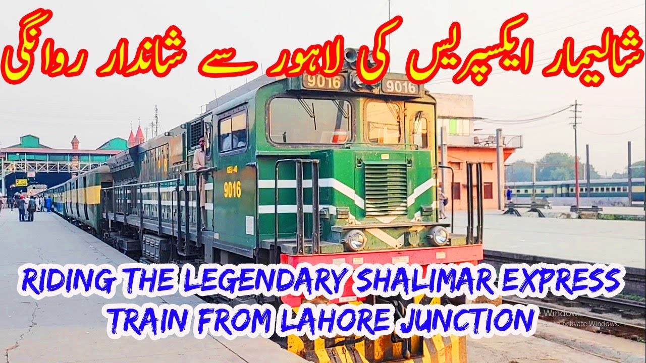 Fearless Exploration: Riding the Legendary Shalimar Express Train from ...