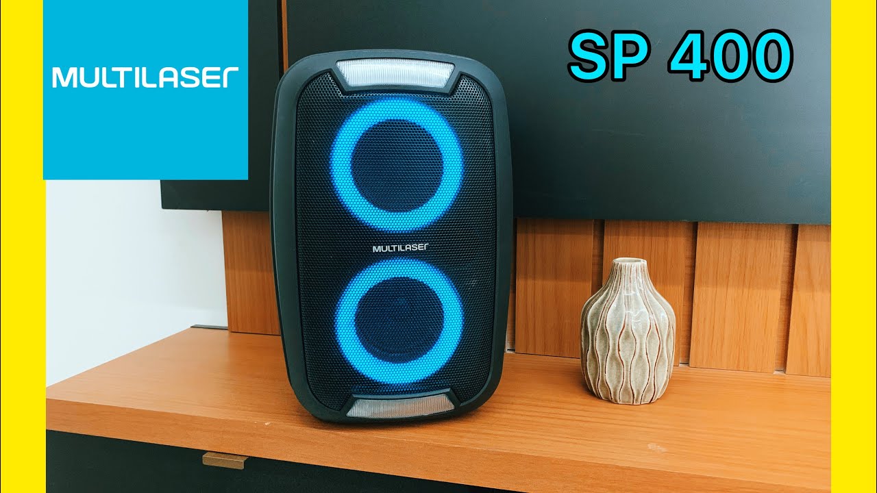 Caixa de som Multilaser MINI TORRE NEON 2 250w (nos mínimos detalhes ...