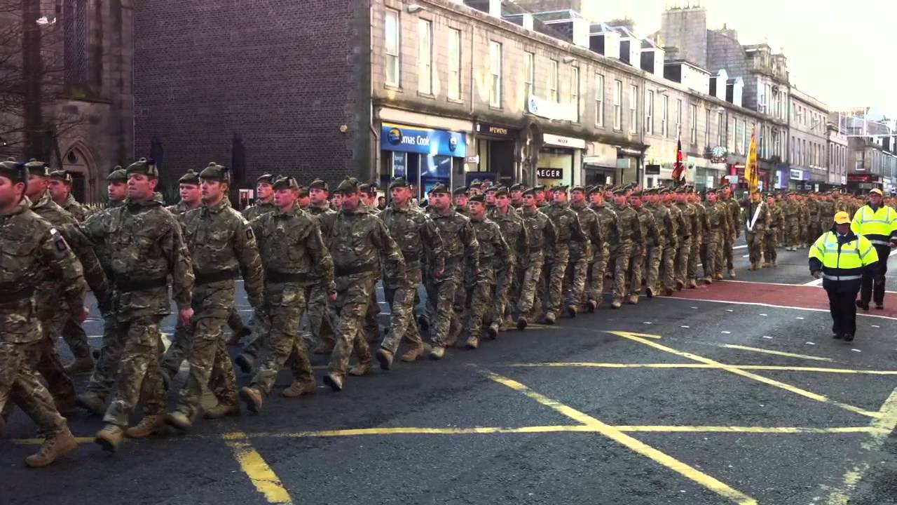 4 Scots "The Highlanders" The Royal Regiment of Scotland, Homecoming ...