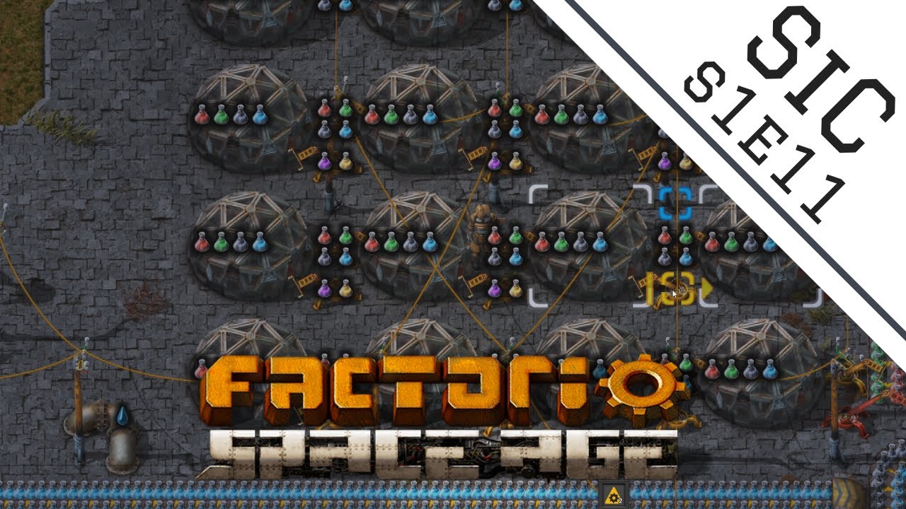 A SiC Play: Factorio - Space Age S1E11: Purple Science And Automatic Wall Repairs - YouTube
