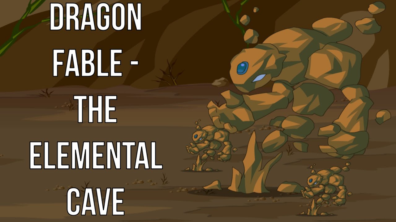 DragonFable - Falconreach - The Elemental Cave Quest - YouTube