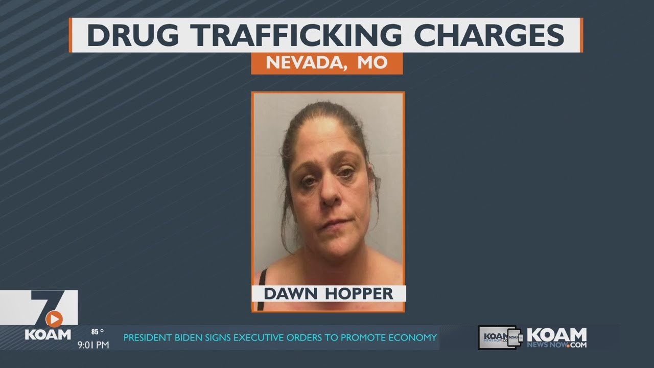 Dawn Hopper charged with drug trafficking in Nevada, MO - YouTube