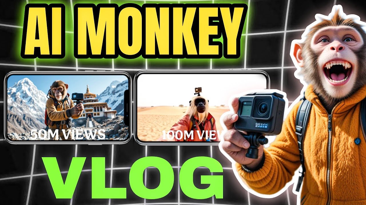 Viral Monkey AI Vlogs Video Kaise Banaye ? How To Make AI Monkey vlog ...