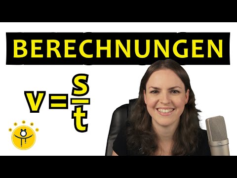 STRECKE berechnen mit GESCHWINDIGKEIT und ZEIT – v=s/t Formel umstellen