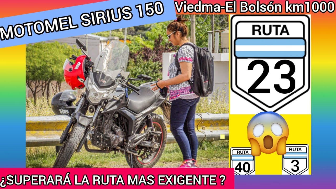 🏍VIAJE EN MOTO MOTOMEL SIRIUS 150 ¿PODRÁ CON LA RUTA MAS DIFÍCIL?😱😱 ...