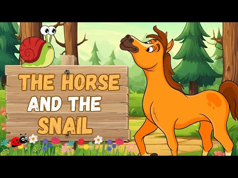 The Horse and the Snail| Moral English Stories for Kids| Storytime ...
