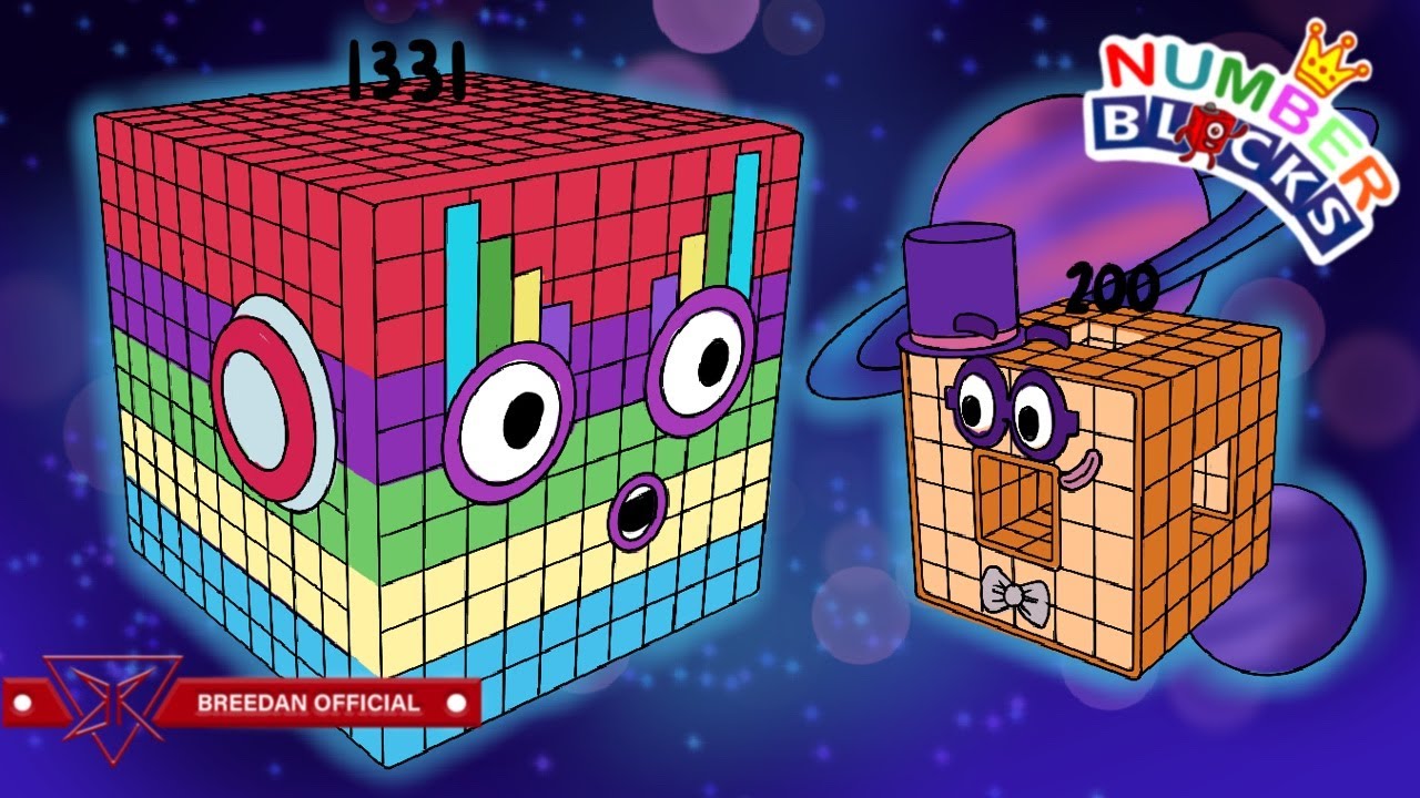 Numberblocks Big Number 1331 Vs Numberblocks 200 Number Fun Has the ...