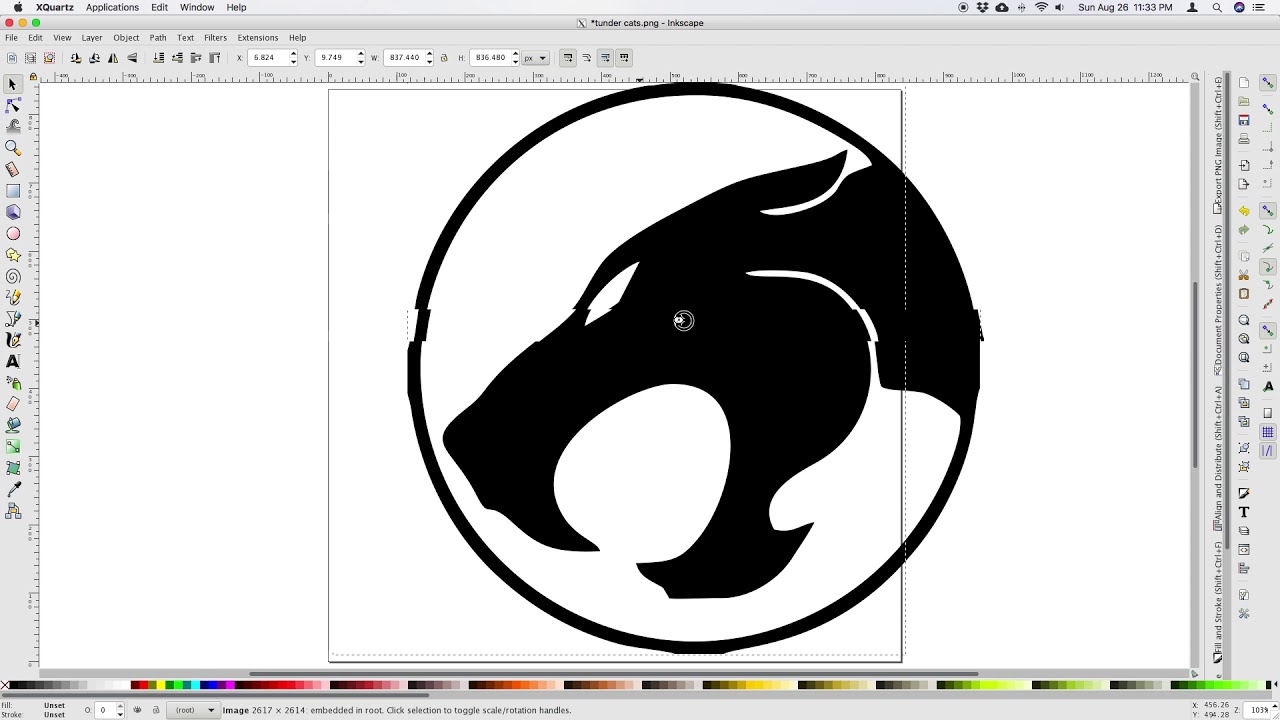 Vectorizar una imagen en Inkscape - YouTube