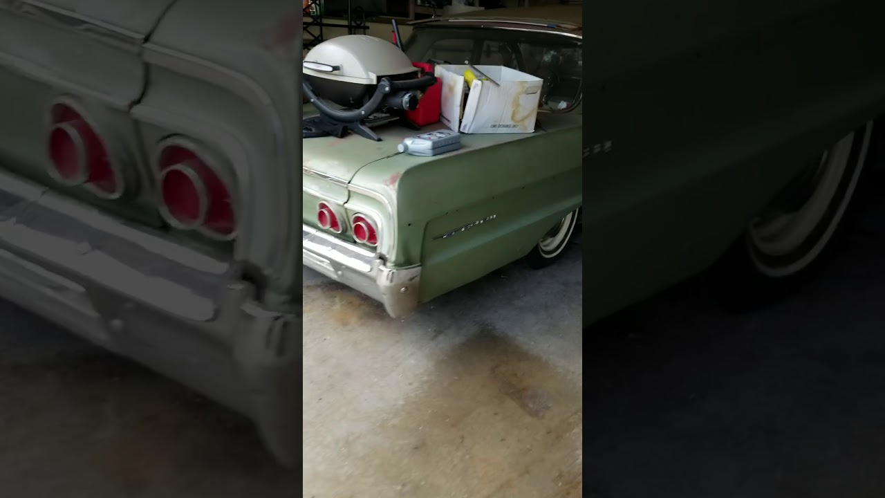 250 inline 6 Dual Carb Offenhauser Intake first idle. - YouTube