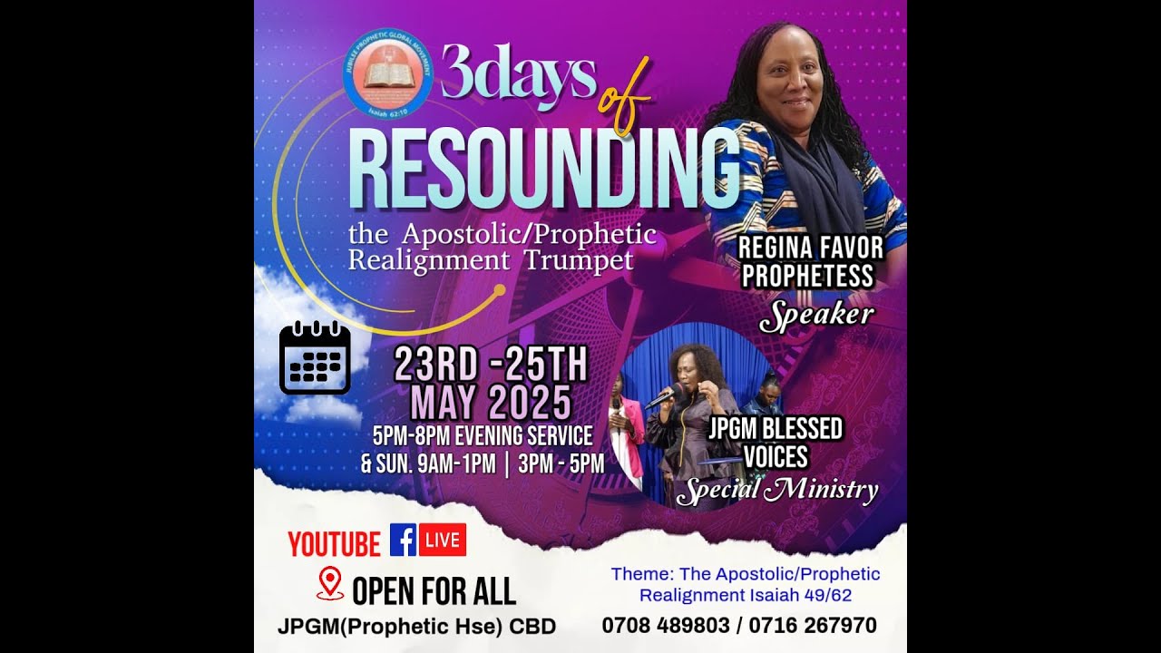 3 DAYS OF RESOUNDING THE APOSTOLIC/PROPHETIC REALIGNMENT TRUMPET(DAY 3 ...