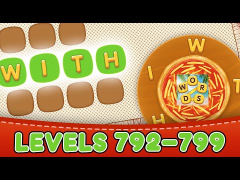 Word Pizza Levels 792 - 799 Answers - YouTube