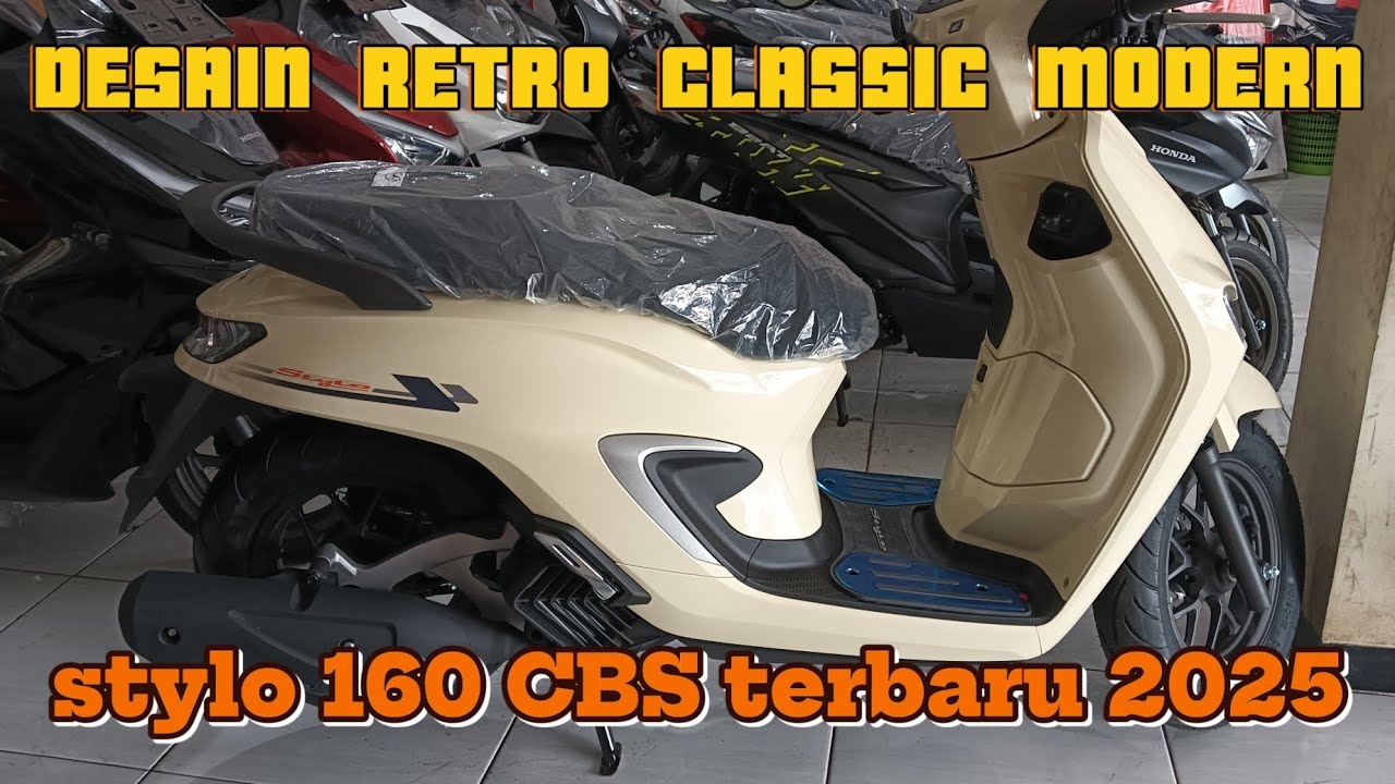 PALING JADI REBUTAN 💥 STYLO 160 CBS 2025 WARNA COKELAT CREAM - YouTube