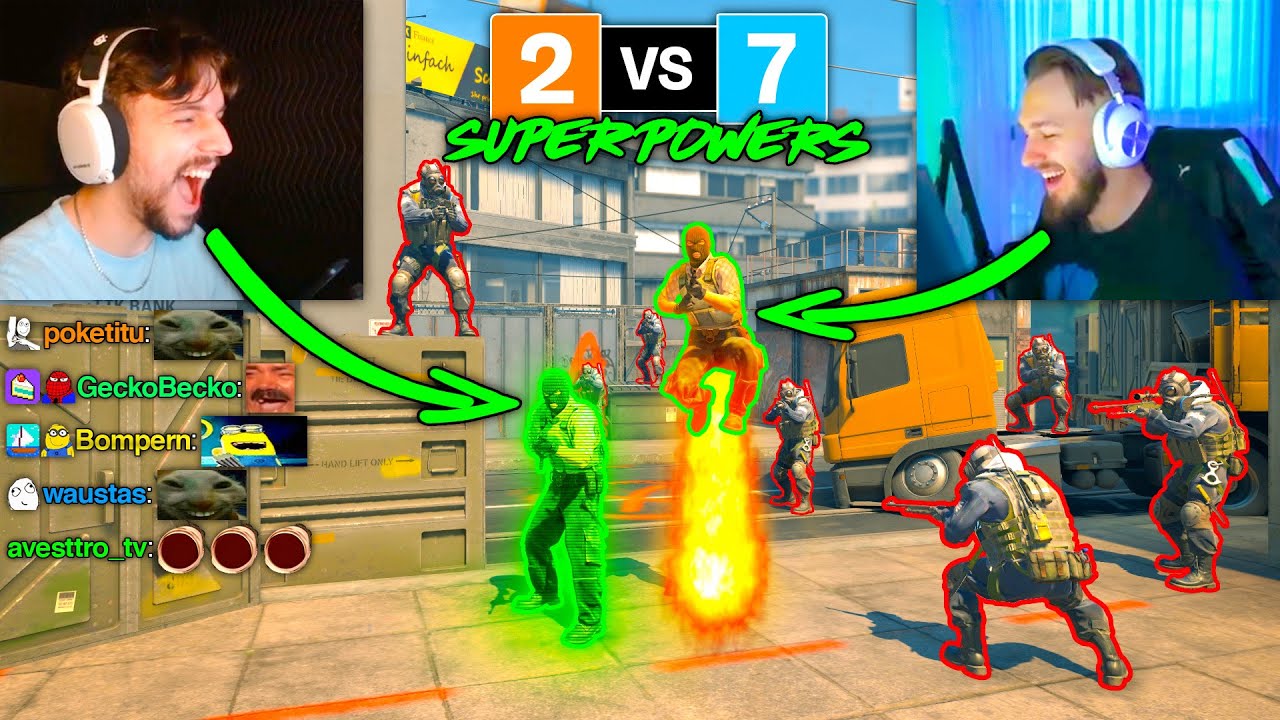 SUPER DIMA & JL vs. 7 STREAMERS (2v7) - YouTube