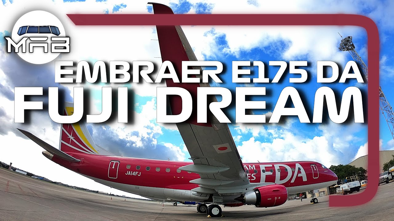 Embraer E175 da Fuji Dream Airlines FDA - YouTube