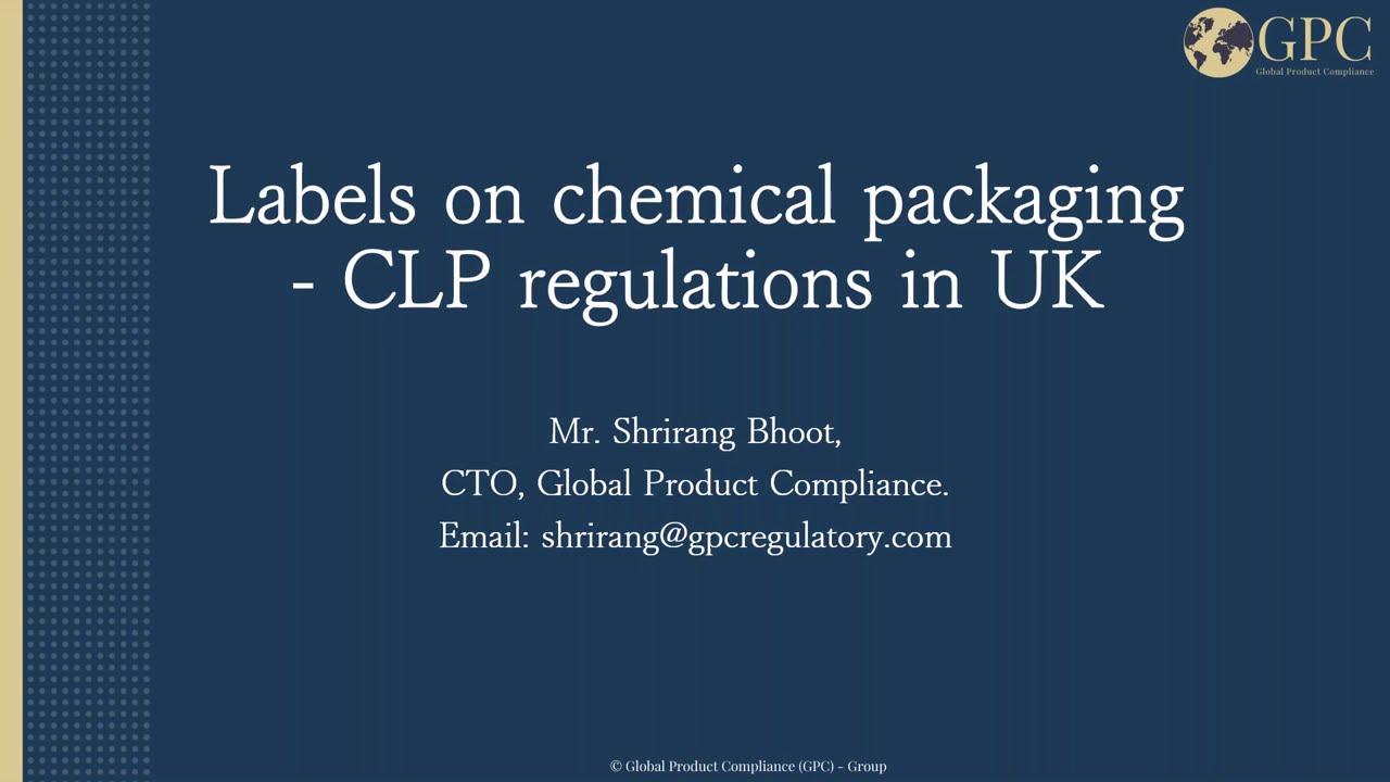 UK REACH : Labels on chemical Packaging - CLP regulation in UK - YouTube