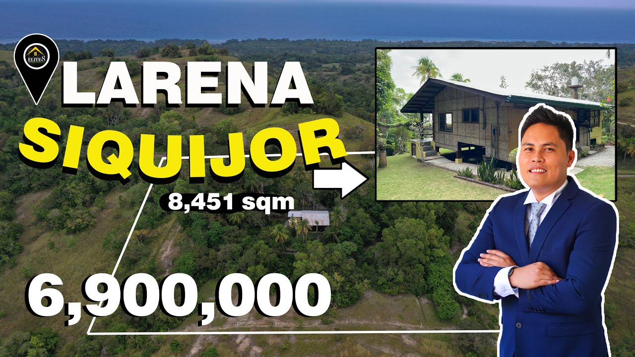 HOUSE AND LOT FOR SALE in LARENA, SIQUIJOR Travel Vlog DRONE - YouTube