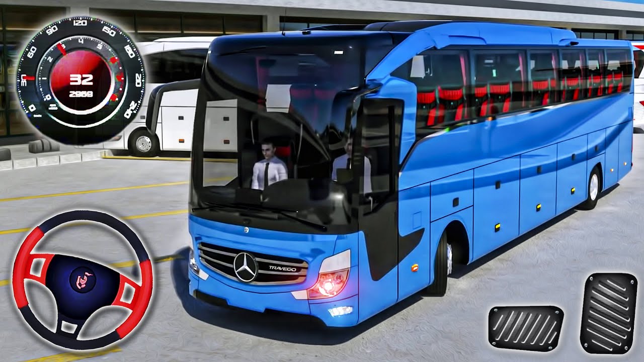 Bus Coach Driving Simulator - Bus Transport Driver 3D - Android ...