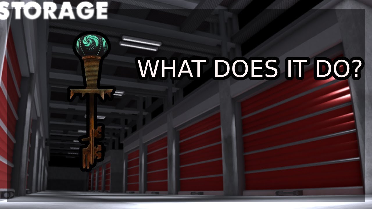 Trying to find out what the skeleton key does (Roblox: The storage ...