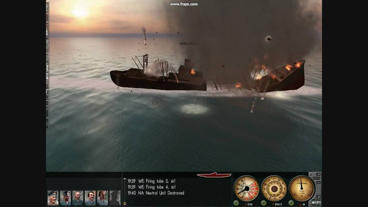 Silent Hunter III Convoy Attack - YouTube