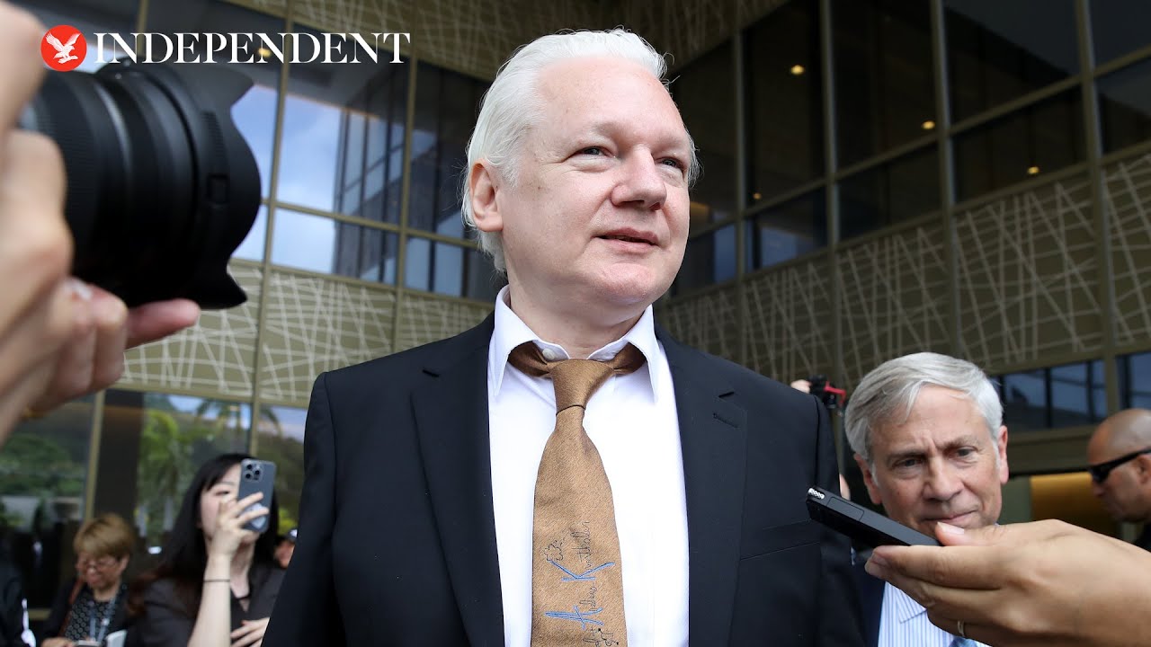 Watch again: WikiLeaks' founder speaks in first public appearance after ...