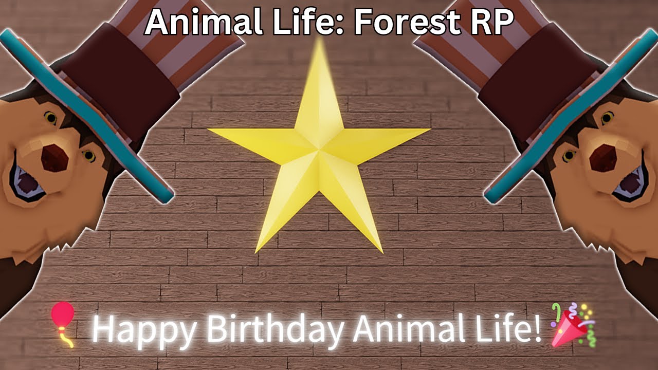 Happy Birthday! [] Animal Life: Forest RP (Roblox) - YouTube