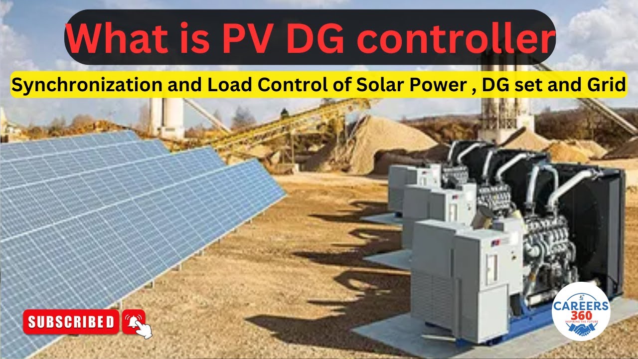 PV DG controllers, Synchronization and Load Control of Solar Power , DG ...
