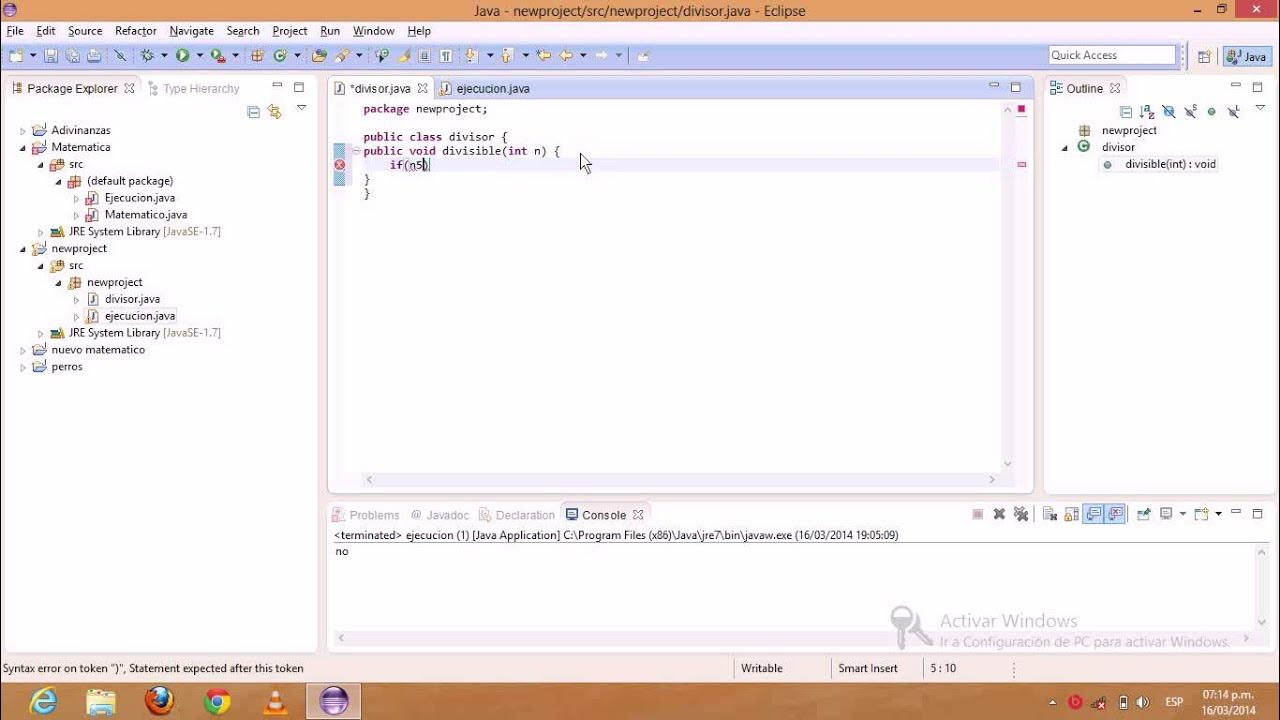 Tutorial java eclipse(if- else) - YouTube